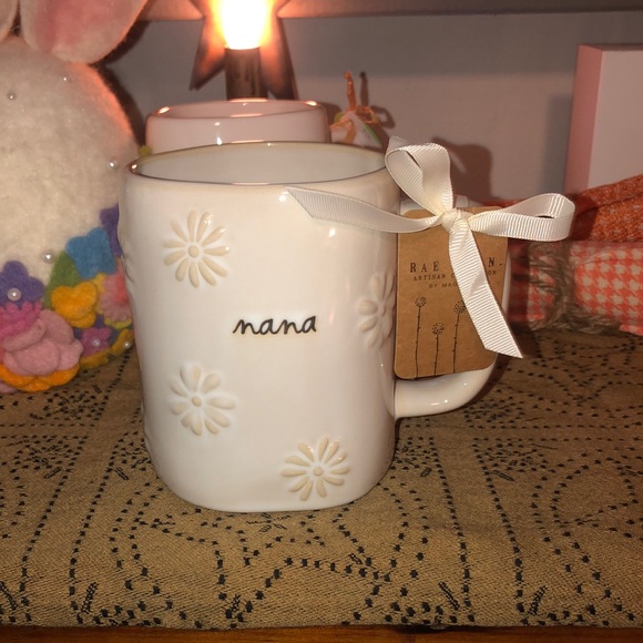 Rae Dunn | Dining | Rae Dunn Nana Mug Antique White Looking With Raised ...